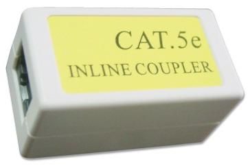 NCA-LC5E-001 GEMBIRD CAT.5E LAN COUPLER WHITE SPOJNICA ZA KABL RJ-45 (ALT. TA-350)