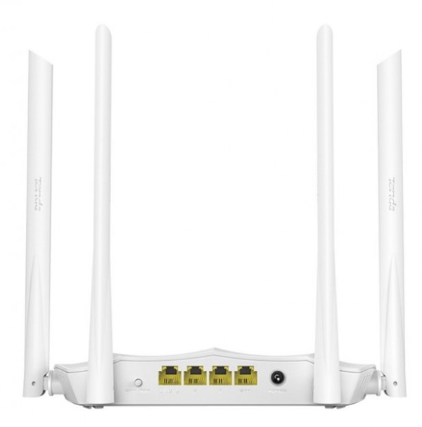 TENDA AC5 V3 AC1200 WIRELESS DUAL BAND RUTER 2.4+5GHZ, 1W/3L 10/100, 1GHZ CPU, 4X5DBI, 9V/1