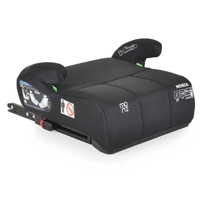 Moni auto sedište booster Monza isofix 125-150cm Black