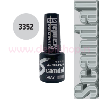 SCANDAL gel polish GRAY 3352