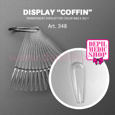 DISPLAY za boje COFFIN TRANSPARENT Prsten 50/1 Art. 348