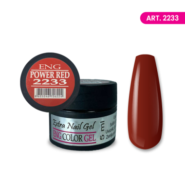 Color gel ENG POWER RED 5ml art. 2233