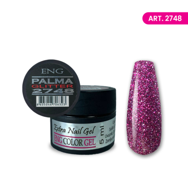 Color gel ENG PALMA GLITTER 5ml art.2748