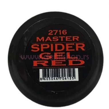 Master SPIDER gel red 5 ml art.2716