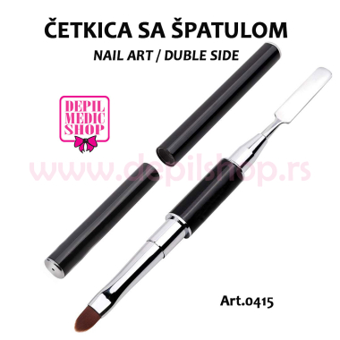 Četkica - špatula za POLYGEL i GEL No8 Art.0415