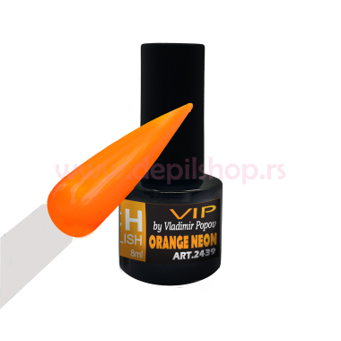 ENG RICH gel polish VIP NEON ORANGE by Vladimir Popov art.2439