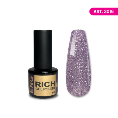 ENG RICH gel polish glitter GENOVA art.3016