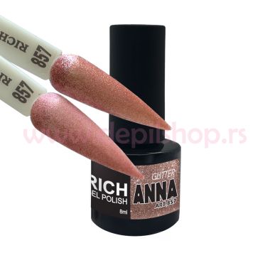 ENG RICH gel polish glitter ANNA art.0857