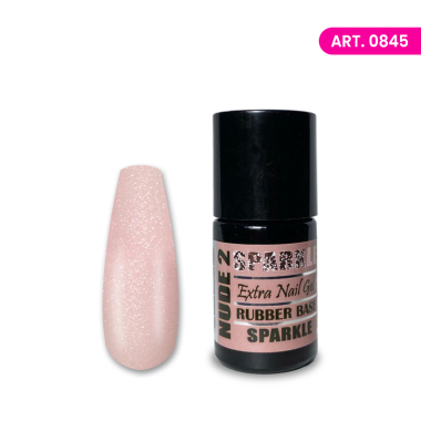 ENG Rubber Base NUDE 2 SPARKLE 15ml art.0845