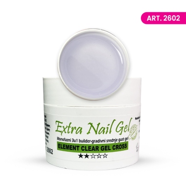 Gradivni gel ENG CROSS GEL clear ELEMENT 50ml art.2602