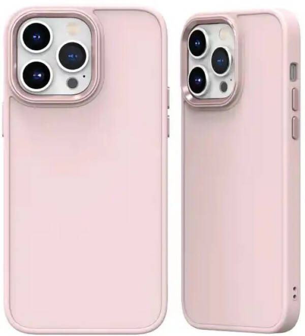 MCTK41-IPHONE 14 * FUTROLA UTP SHINY LENS SILICONE ROSE (169.)