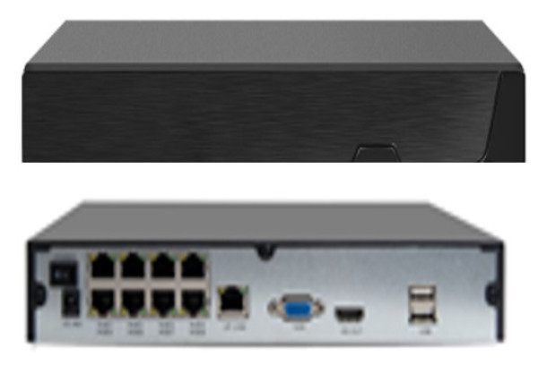 NVR-P3008POE 8CH GMB 8 KANALA DO 8 MEGAPIKSELA H.265 XMEYE APP ONVIF P2P, ICLOUD DO 6TB, POE