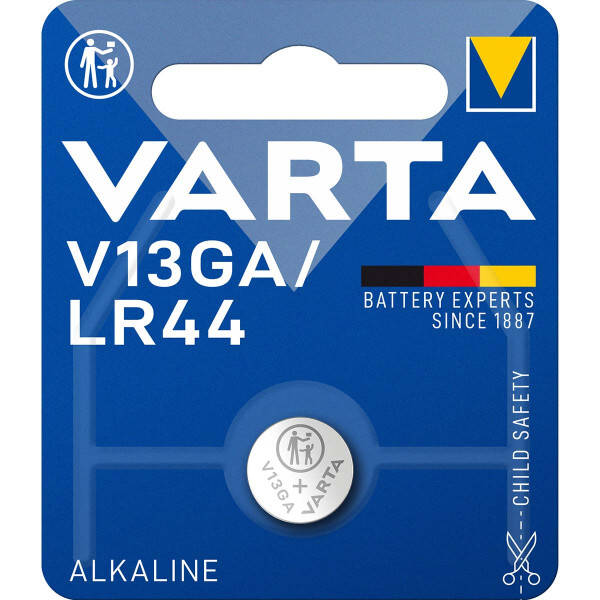 VARTA BATERIJA LR44/V13GA 1,5V, ALKALNA BATERIJA, PAKOVANJE 1KOM