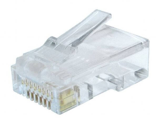 LC-8P8C-002/10 GEMBIRD CAT6 MODULAR PLUG 8P8C 30U GOLD PLATED RJ45, 10 U PAK /CENA PO PAKOVANJU