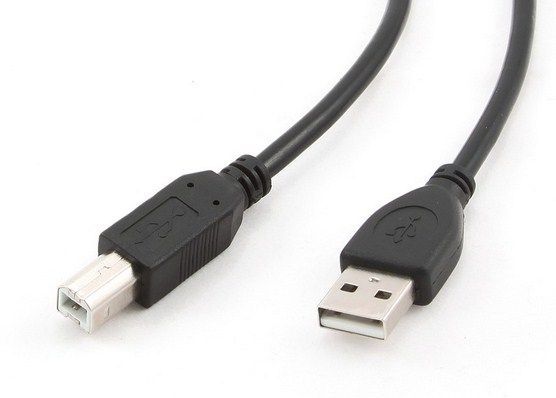 CCP-USB2-AMBM-6 GEMBIRD USB 2.0 A-PLUG B-PLUG KABL ZA STAMPAC BLACK 1.8M