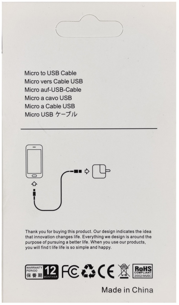 CCP-MUSB2-AMBM-1.0M ** GEMBIRD USB 2.0 MICROUSB NA USB KABL 1M, WHITE (111)