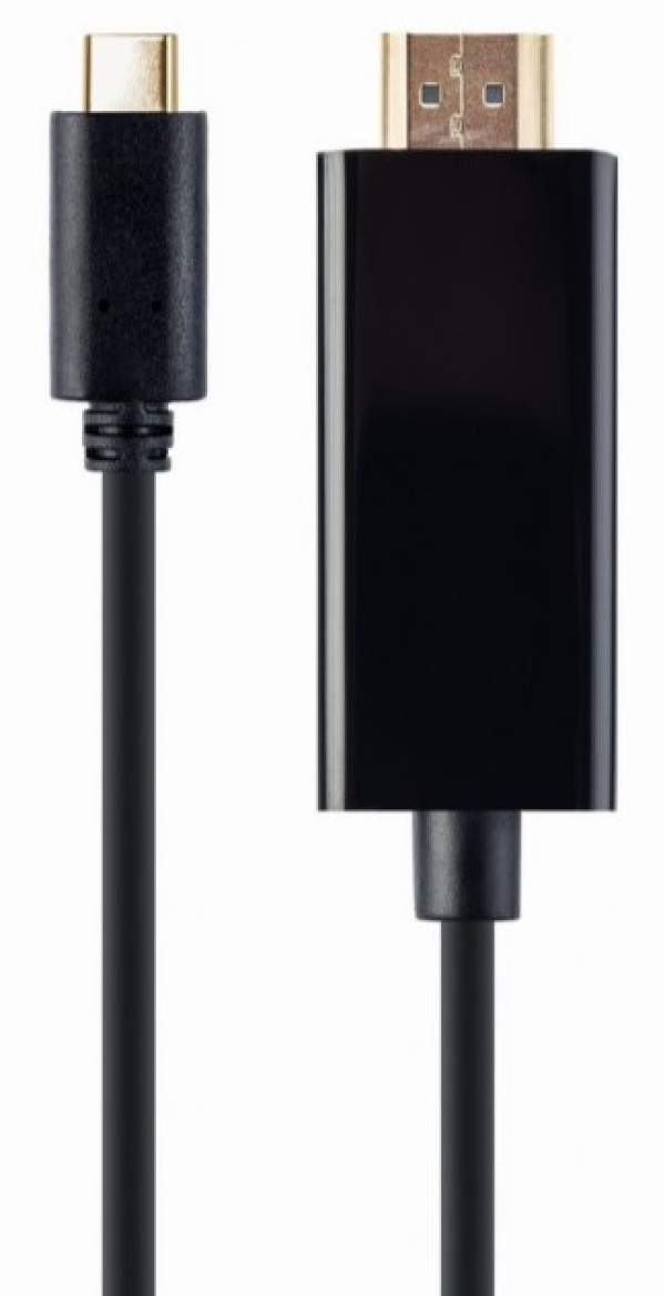 A-CM-HDMIM-01 GEMBIRD USB-C MALE TO HDMI-MALE ADAPTER, 4K 30HZ, 2 M, BLACK