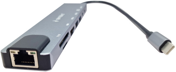 A-CM-COMBO8-05 * GEMBIRD USB HUB TYPE-C 8-IN-1 MULTI-PORT ADAPTER USB-C+USB-A+HDMI+PD+CARD+RJ45 1299