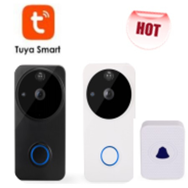 CAM-IP2MP-Z03YGMB DOORBELL + CHIME 2 MPIX MICROSD TUYA APP TWO-WAY VOICE