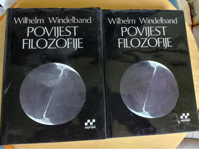 Povijest/Istorija Filozofije, Vilhelm Vindelband 2 toma