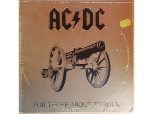 LP AC/DC - For Those About To Rock (1981) Germany, VG