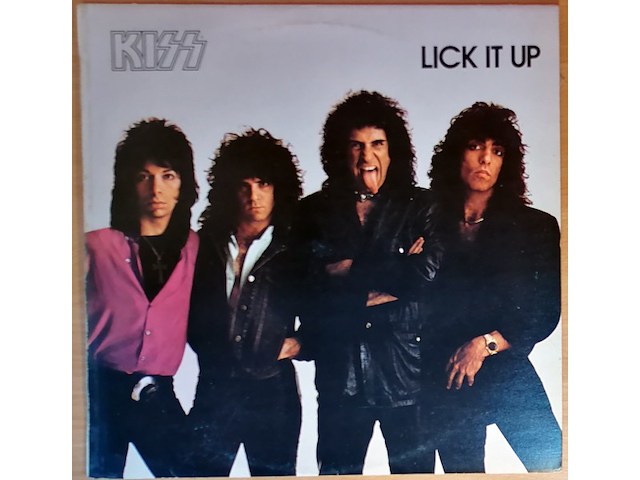 LP KISS - Lick It Up (1984) YU licenca, PERFEKTNA