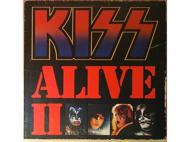 2LP KISS - Alive II (1977) + buklet, Germany, ODLIČNA