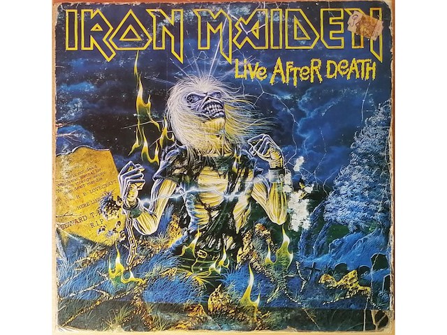 2LP IRON MAIDEN - Live After Death (1985) NM/VG+/VG-