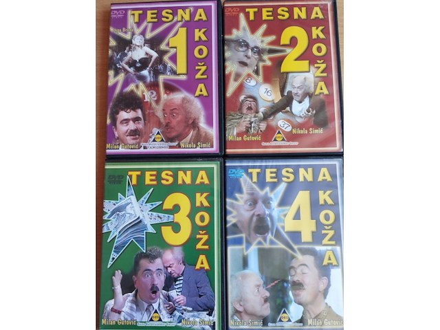 Tesna Koža 1/2/3/4 - 4 Original DVDs