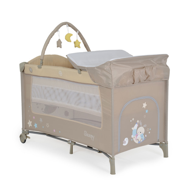 Krevetac za bebe SLEEPY, Cangaroo, Beige