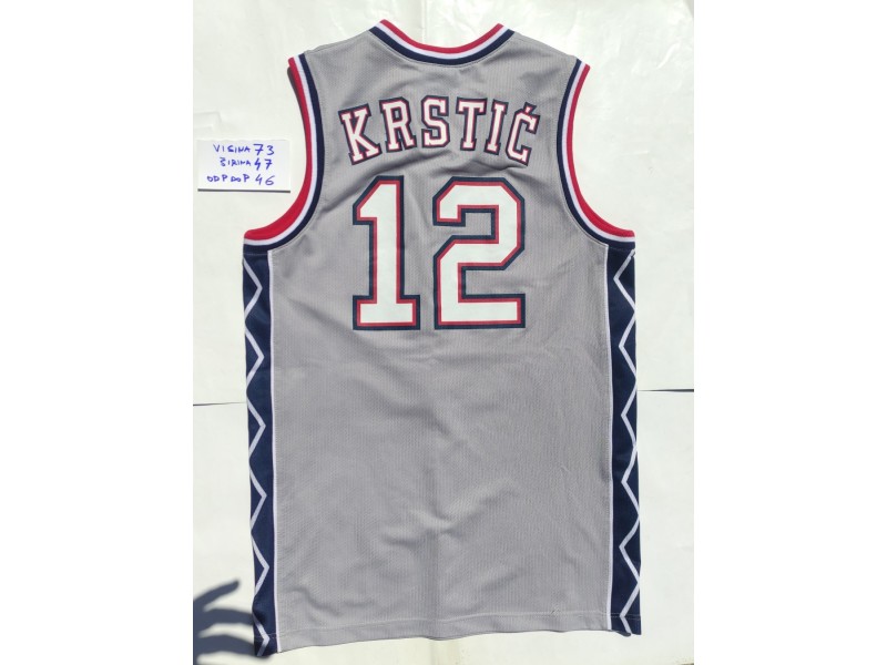 KRSTIĆ 12 NBA DRES CAHMPION NEW JERSEY