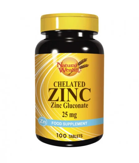 Natural Wealth Helirani cink 25mg 100 tableta