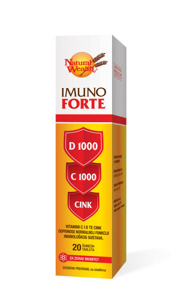Natural Wealth Imuno Forte D 1000 C 1000 cink