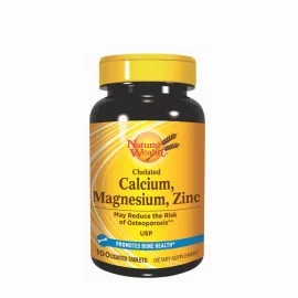 Natural Wealth Helirani kalcijum magnezijum cink 100 tableta