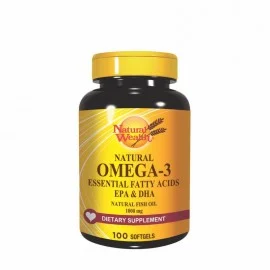 Natural Wealth Omega-3 Natural 100 gel kapsula