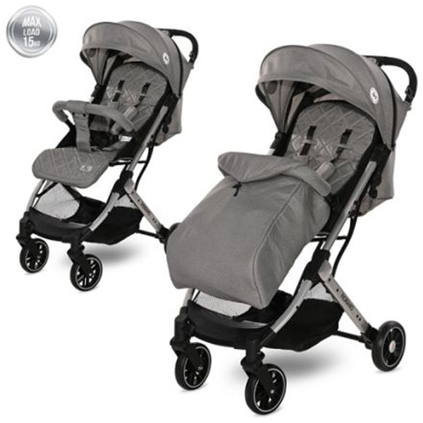 Kolica za bebe Fiorano Dolphin grey + footcover (2023) Lorelli 10021492380