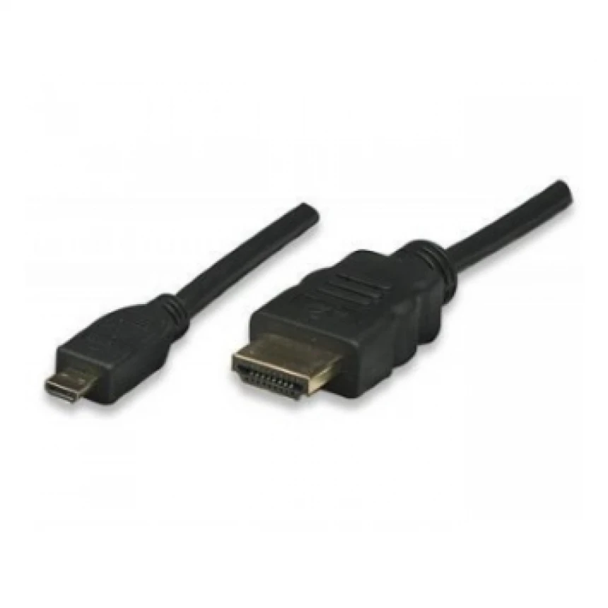 E-GREEN Kabl HDMI (M) - HDMI Mikro-D (M) 1.5m crni