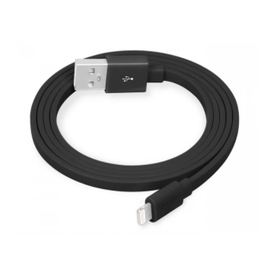 E-GREEN Kabl za iPhone 5,6,7 1m crni