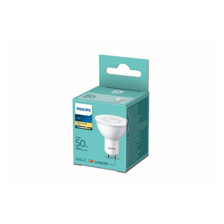 LED SIJALICA 4.7W(50W) GU10 WW 36D, 929003038626, PHILIPS