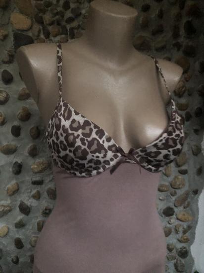 KORSET HALJINA LEOPARD BROWN