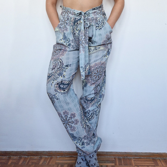 Tiffany svetlo plave pantalone VISKOZA