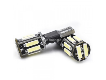 LED pozicije bele T10-7020-10SMD (2 kom)