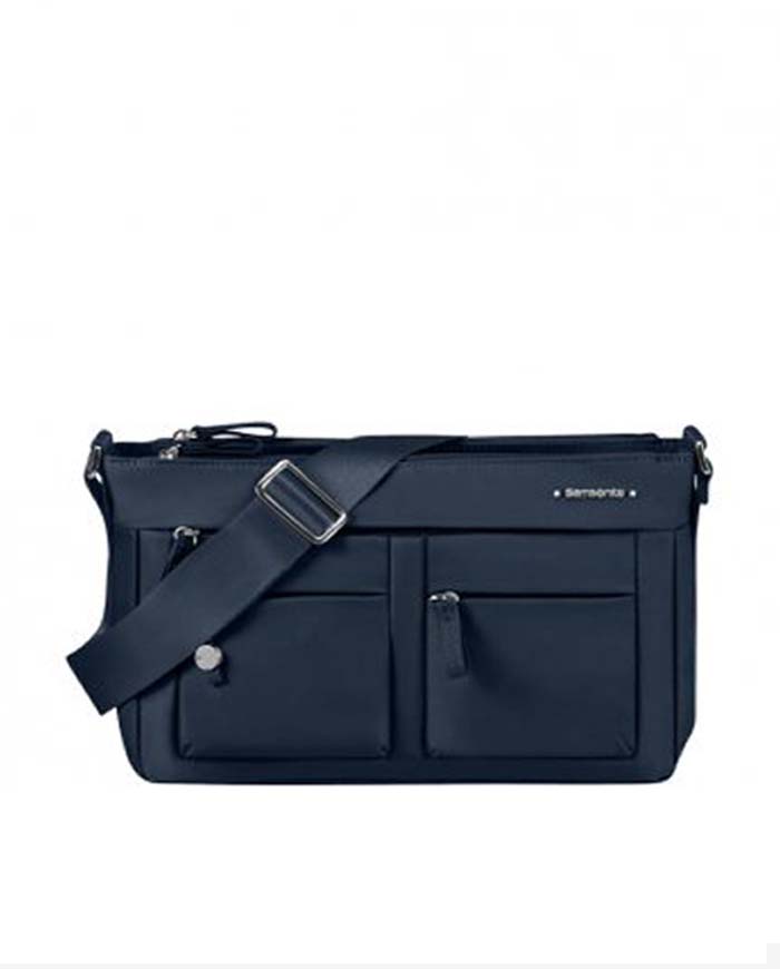 TORBA MOVE 4.0-HORIZ. SHOULDER BAG+FLAP BLUE Samsonite