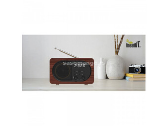 MeanIT Bežični zvučnik, Radio Alarm Sat, Bluetooth, 5W - B4