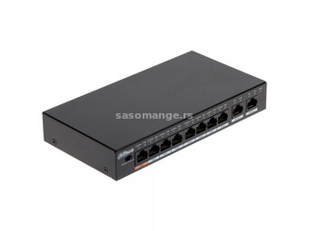 DAHUA SWITCH PFS3010-8ET-96 10/100 RJ45 ports, POE SWITCH 8 kanala