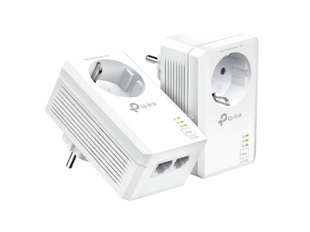 Powerline adapter TP-LINK TL-PA7027P KIT AV1000/1000Mbps/Homeplug AV/2x RJ-45/uticnica/300m