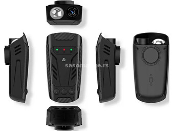 NEDIS CCAM100BK 3-in-1 Full HD kamera za biciklu, LED osvetljenje i sirena