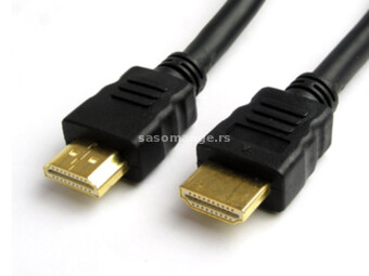 HDMI kabl /4K /1.2m dužina /pozlaćeni konektori /crni/poli bag pakovanje