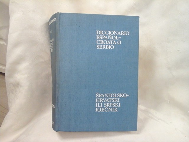 Španjolsko hrvatski ili srpski rječnik Vojmir Vinja   ,