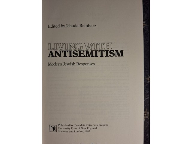 J. Reinharz - Living with antisemitism,...,1987.